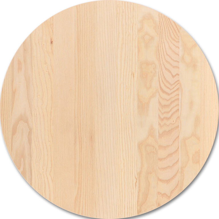 Runde Massivholzplatte nach Maß - Holzplatten-Zuschnitt