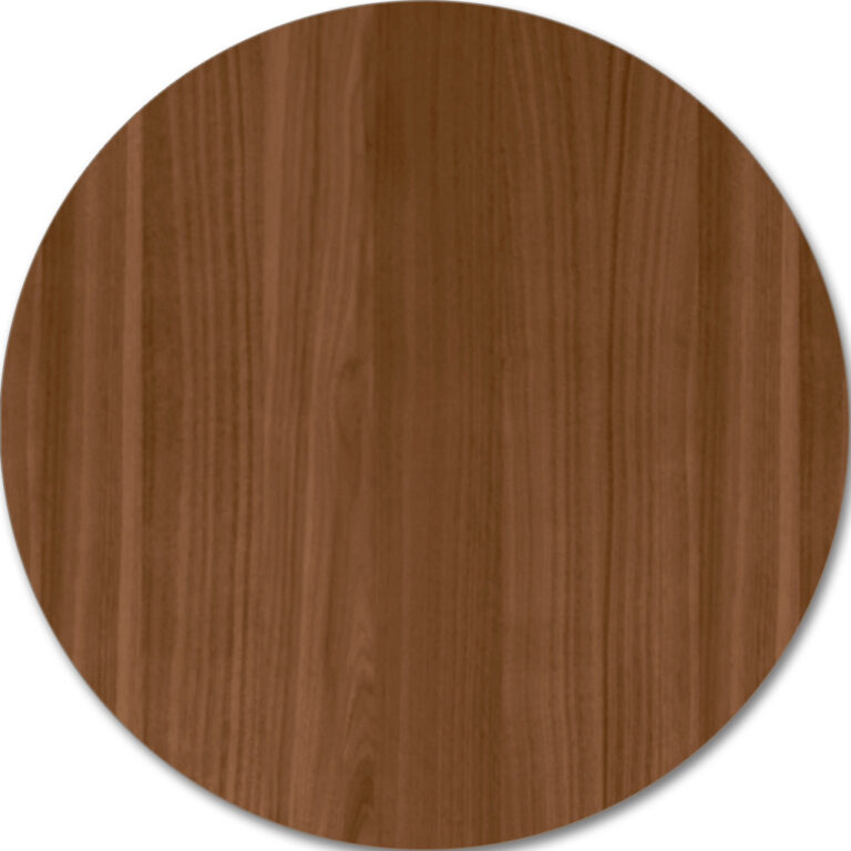 Runde Furnierplatte - 8 verschiedene Holz-Designs nach Maß